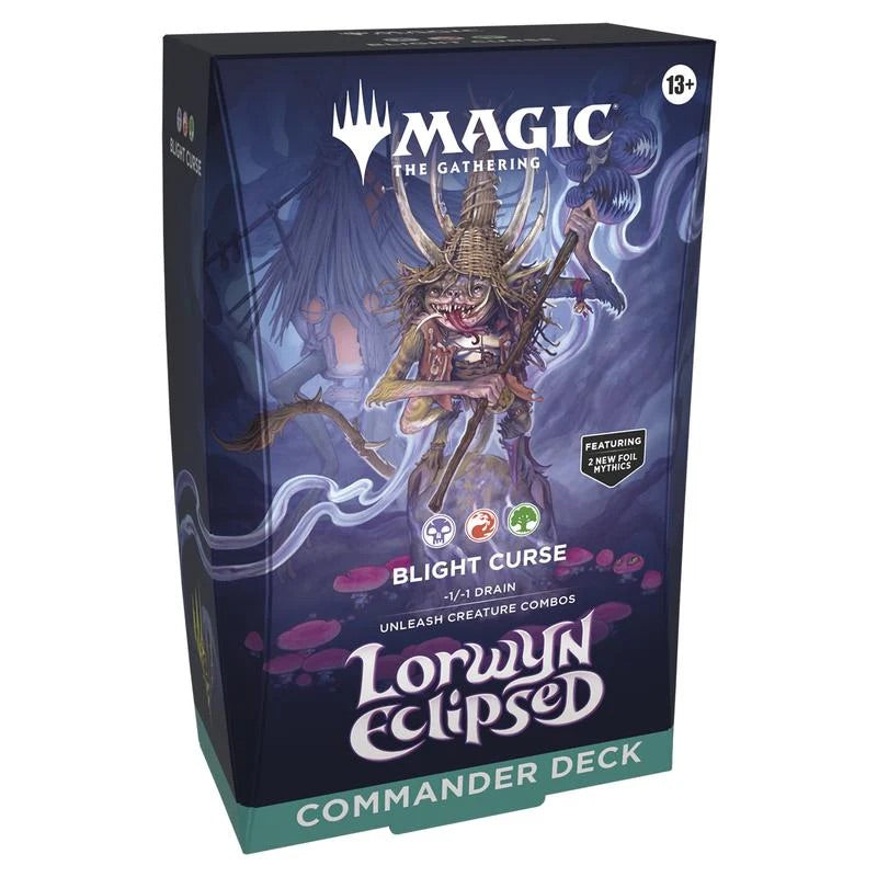 Magic The Gathering - Lorwyn Eclipsed - Commander Deck - Blight Curse ...