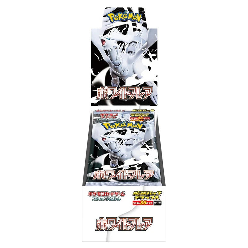 Pokemon - Scarlet & Violet - White Flare - Japanese Deluxe Booster Box ...