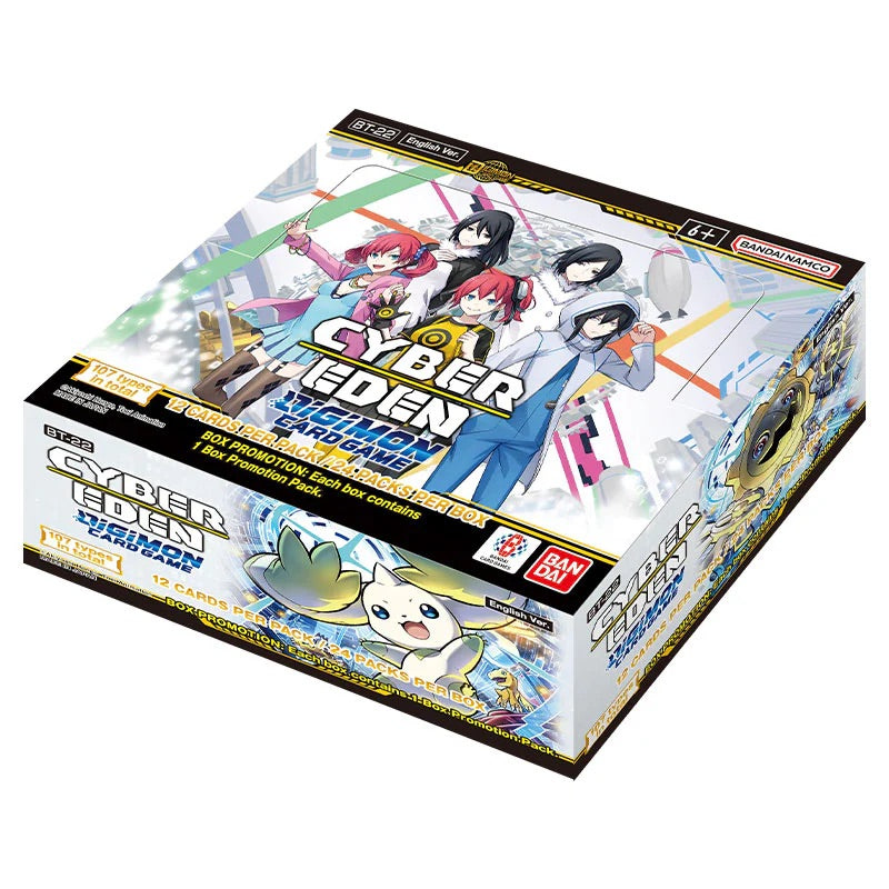 Digimon Card Game - BT22 - Cyber Eden - Booster Box (24 Packs) – JET Cards