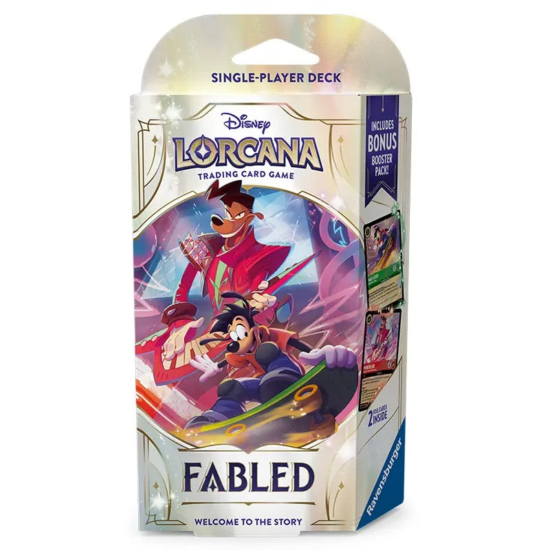 Disney Lorcana - Fabled - Starter Deck - Max Goof & Powerline – JET Cards