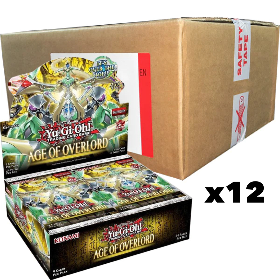 Yu-Gi-Oh! - Age Of Overlord - Booster Box Case (12x Booster Boxes ...
