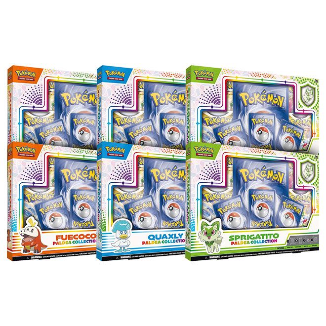 Pokemon - Paldea Collection - Paldea Bundle (Sealed Case Of 6 Boxes ...